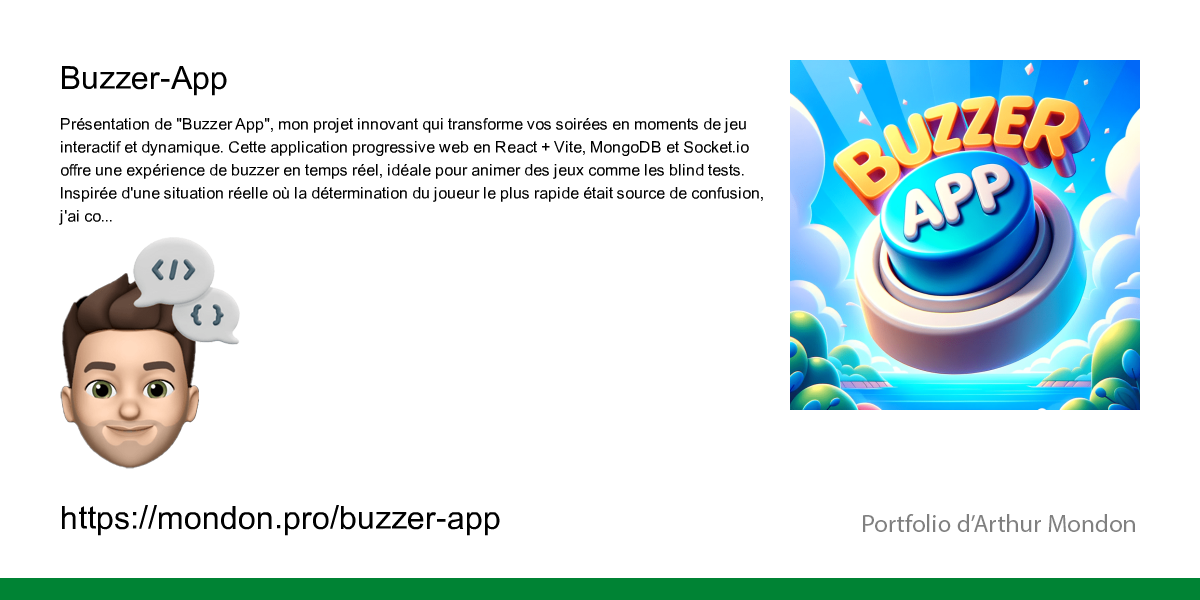 Buzzer-App - Arthur Mondon